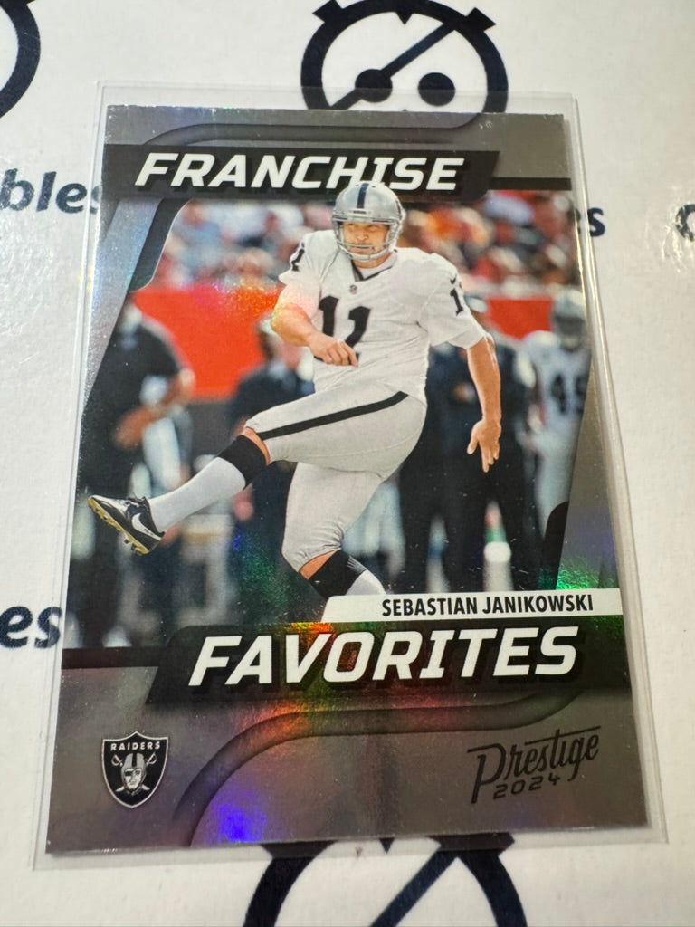 2024 NFL Prestige Sebastian Janikowski Franchise Favorites #6 Raiders ...