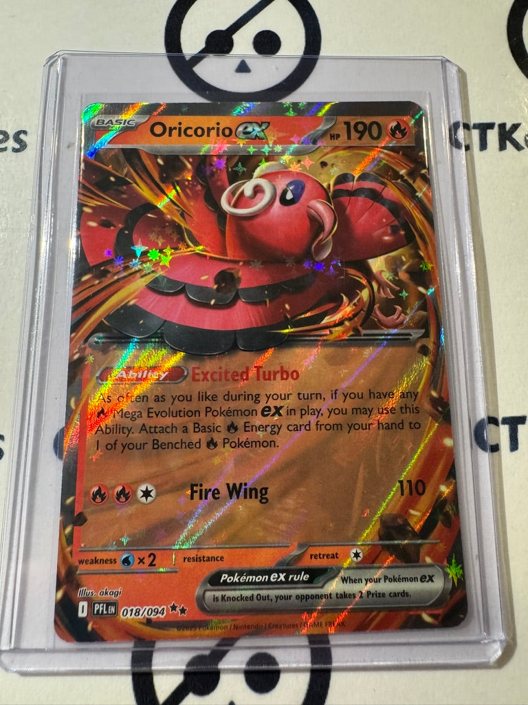 Oricorio EX Double Rare #018/094 Phantasmal Flames Pokemon – CTKollectables