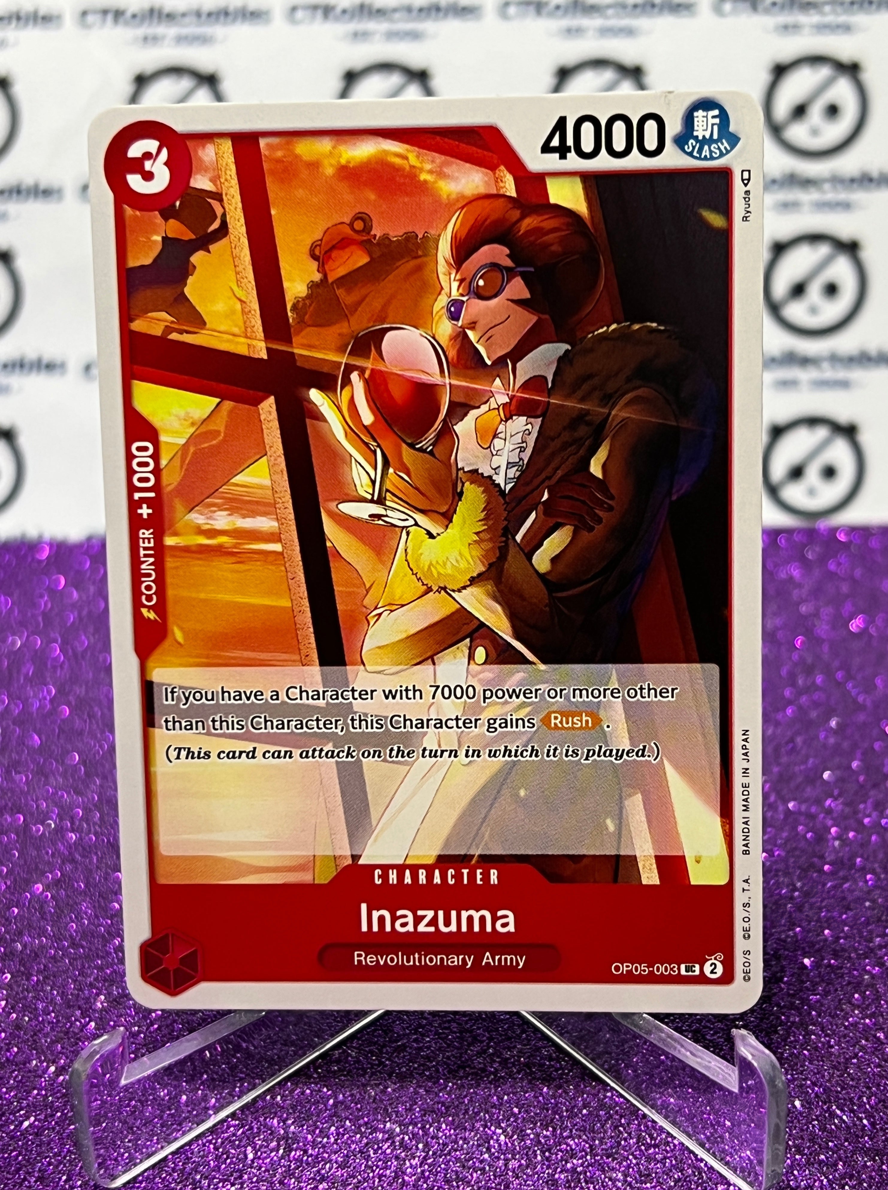 ONE PIECE INAZUMA # OP05-003 AWAKENING OF THE NEW ERA UNCOMMON CARD 20 ...