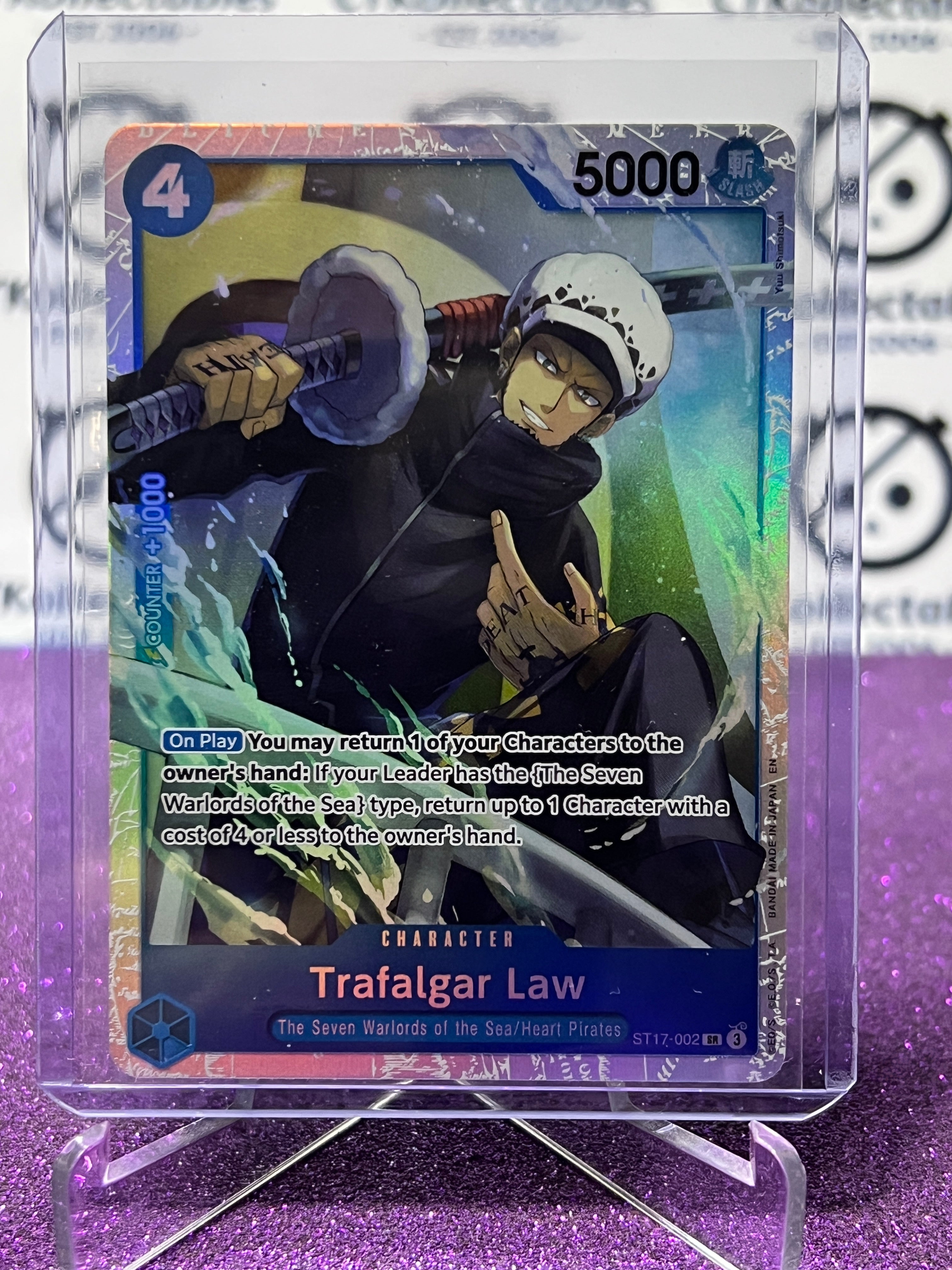 2025 ONE PIECE THE BEST V2 TRAFALGAR LAW # ST17-002 SR FOIL ENGLISH TR ...