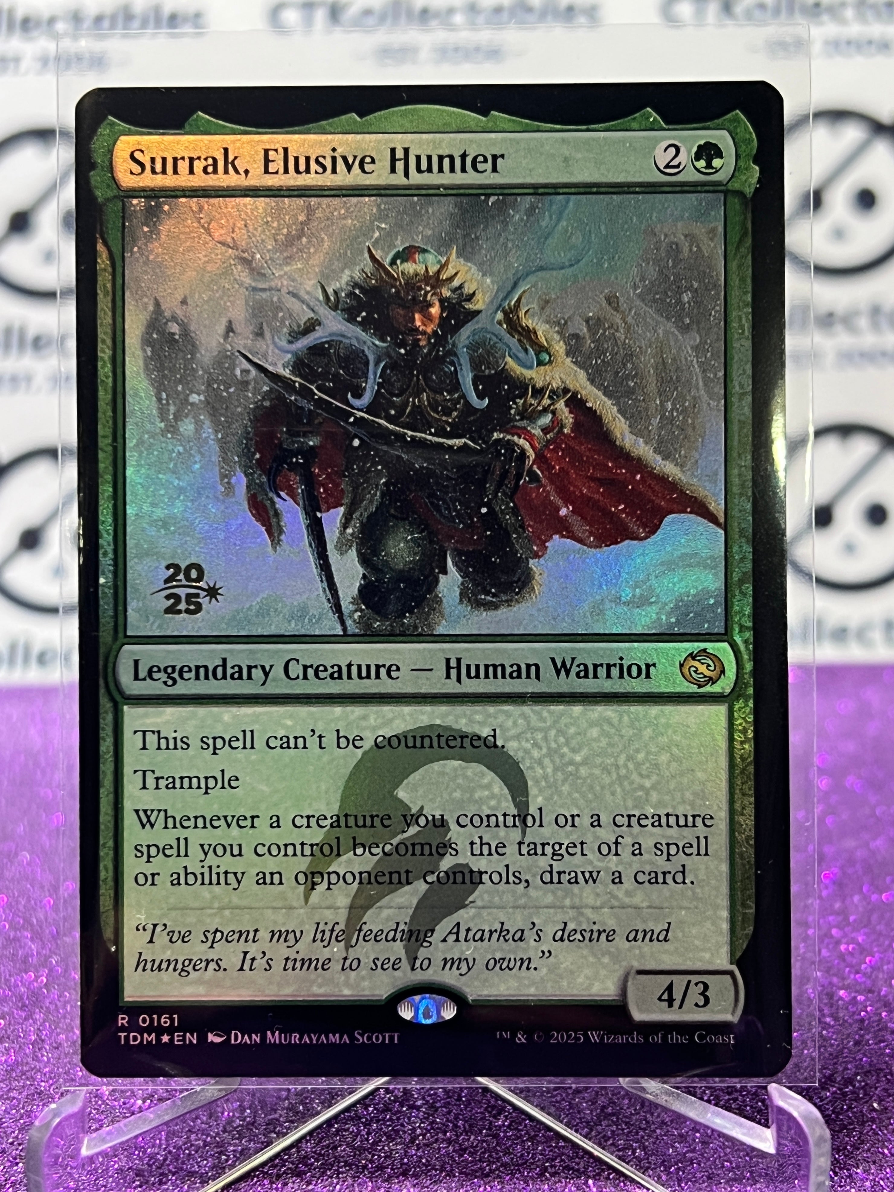 2025 MAGIC THE GATHERING TARKIR DRAGONSTORM SURRAK, ELUSIVE HUNTER # R ...