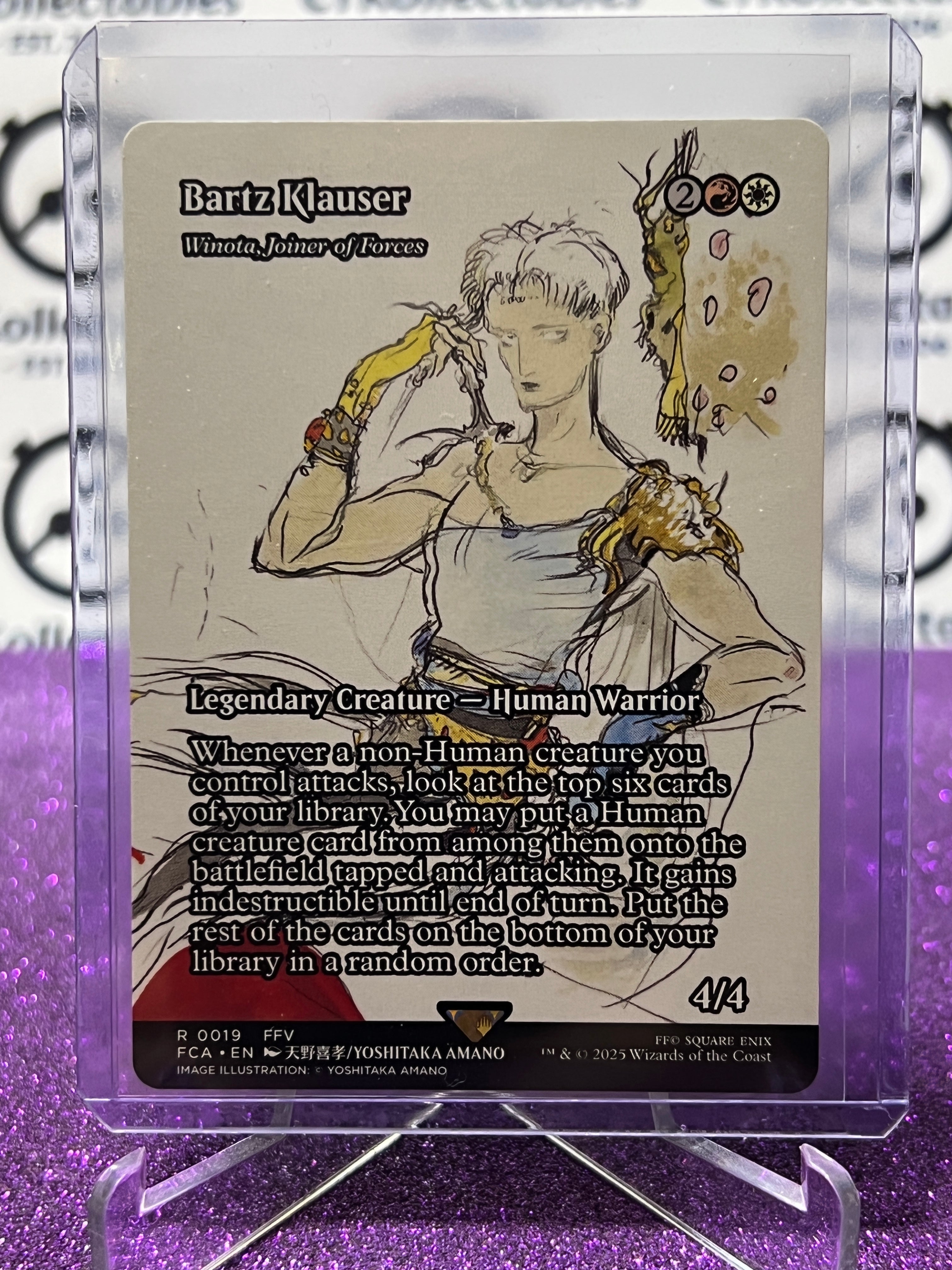 2025 MAGIC THE GATHERING FINAL FANTASY BARTZ KLAUSER # R 0019 RARE NON ...
