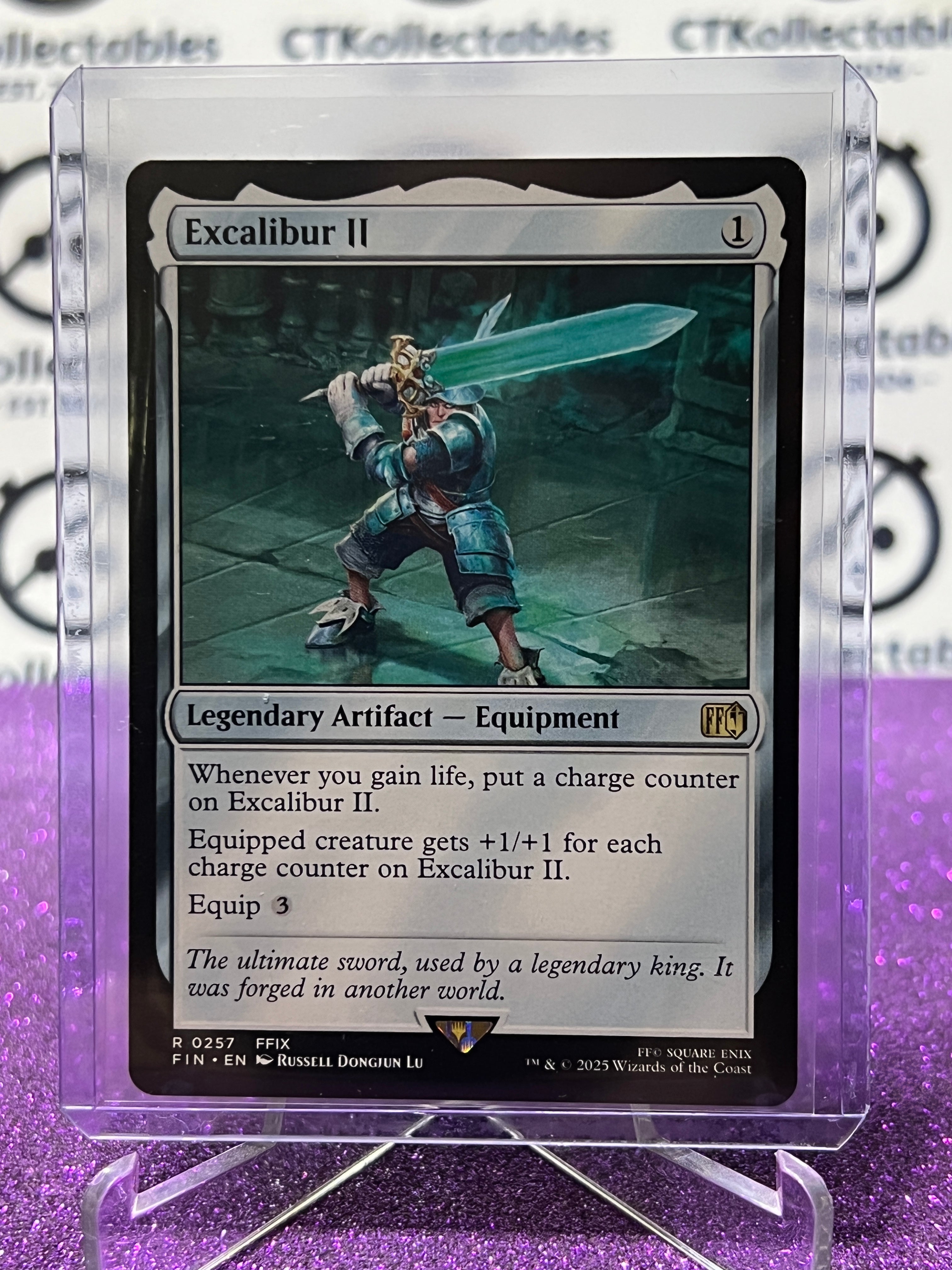 2025 MAGIC THE GATHERING FINAL FANTASY EXCALIBUR II # R 0257 NON-FOIL ...
